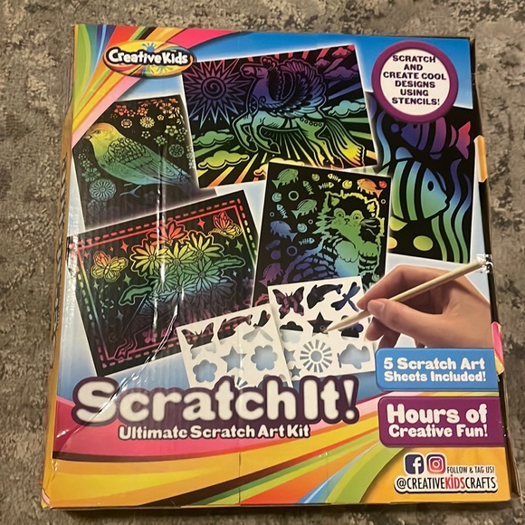 Creative Kids | Toys | Creative Kids Scratch It Ultimate Art Craft Kit ...